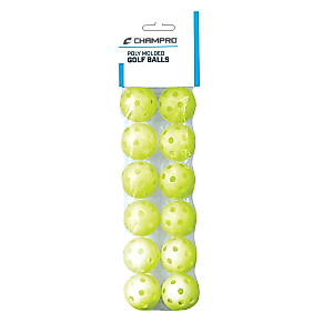 Champro Golf Ball Size PolyBall with Header (Optic Yellow, 5-Inch)