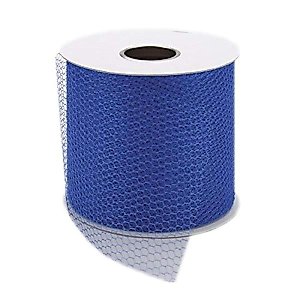 Falk Net Mesh Spool 3" Wide 40 yd, Royal