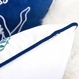 Homey COZY 71155-Seahorse Accent Pillow, Single, Blue