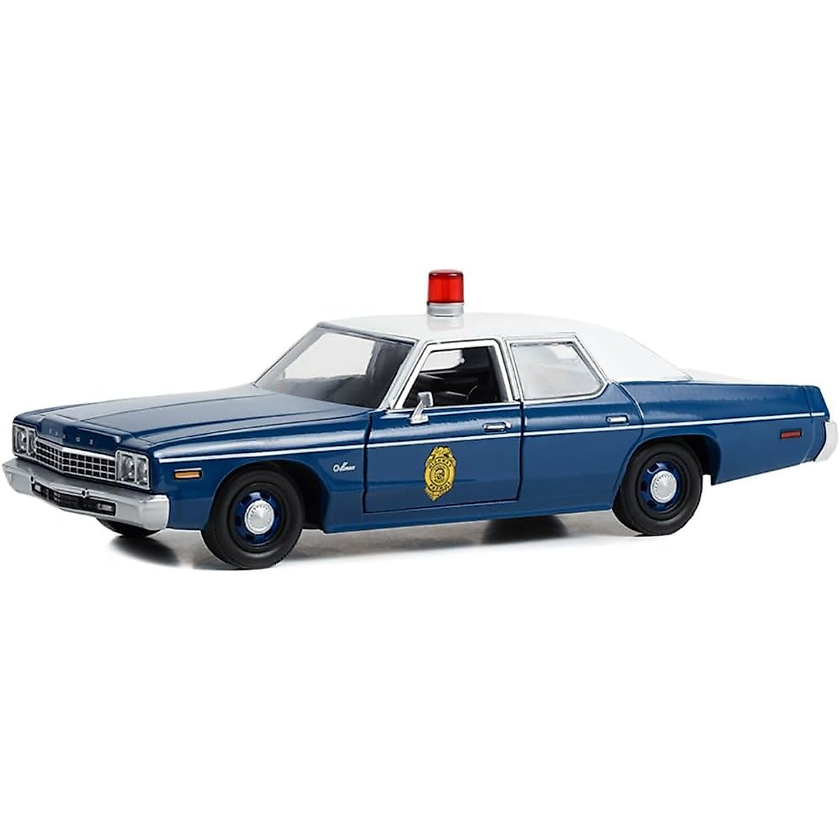 1975 Monaco Dark Blue with White Top Kansas Highway Patrol Hot Pursuit Series 1/24 Diecast Model Car by Greenlight GL85572