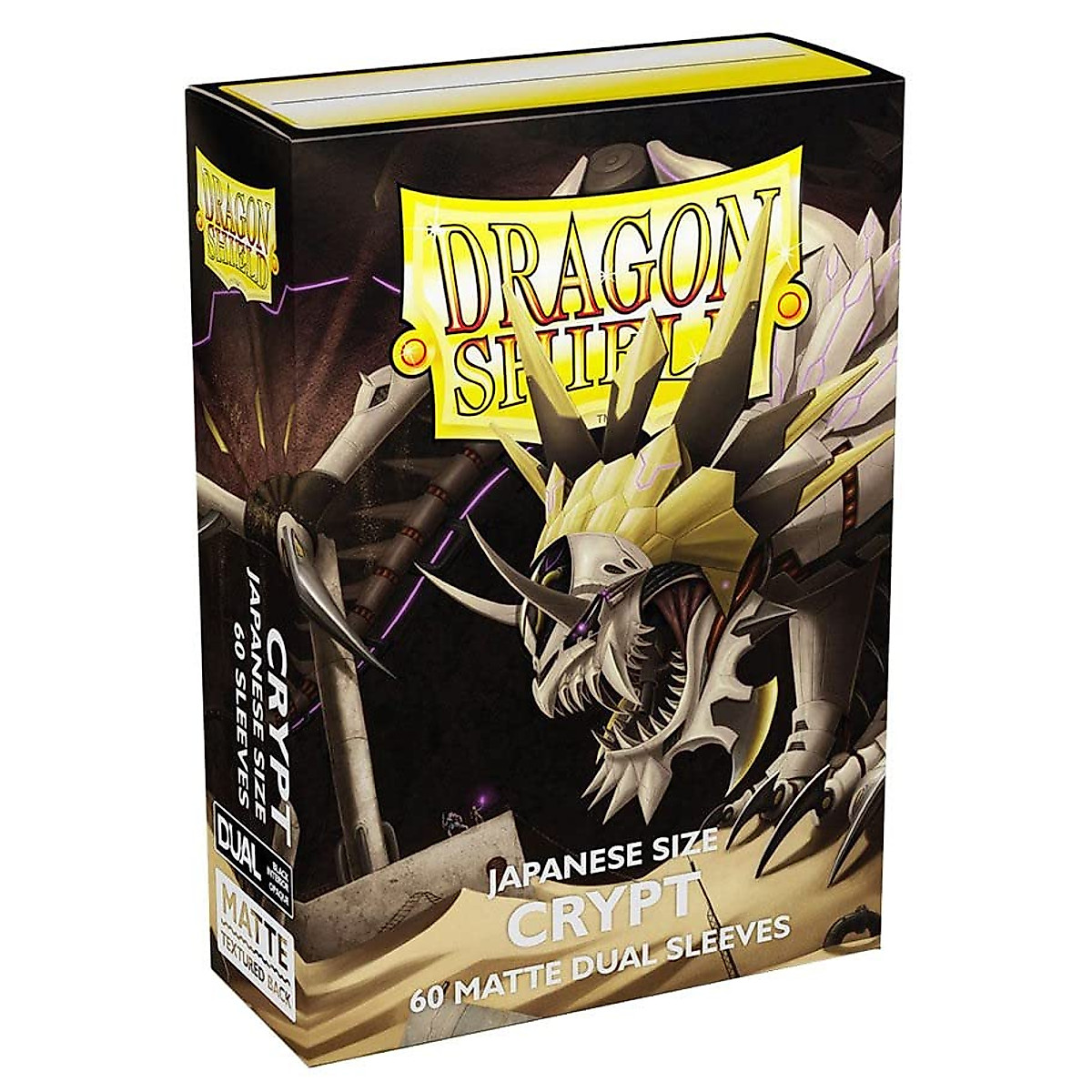 Dragon Shield Bundle: 2 Packs of 60 Count Japanese Size Mini Dual Matte Card Sleeves - Matte Crypt