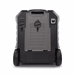 ECOXGEAR EcoTundra EXTNDR210 Rugged Waterproof Floating Portable Bluetooth Wireless 120-Watt Smart Speaker with Dual Cup Holders, Black