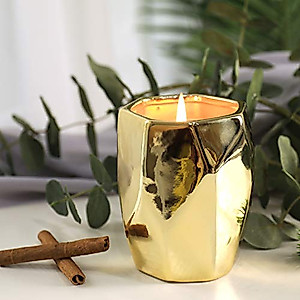 LA JOLIE MUSE Moroccan Amber & Patchouli Scented Candle for Men Women, Candles for Home Scented, Stress Relief Relaxing Candle Gifts, Natural Soy Candle, 80 Hours Long Burning, 10 Oz