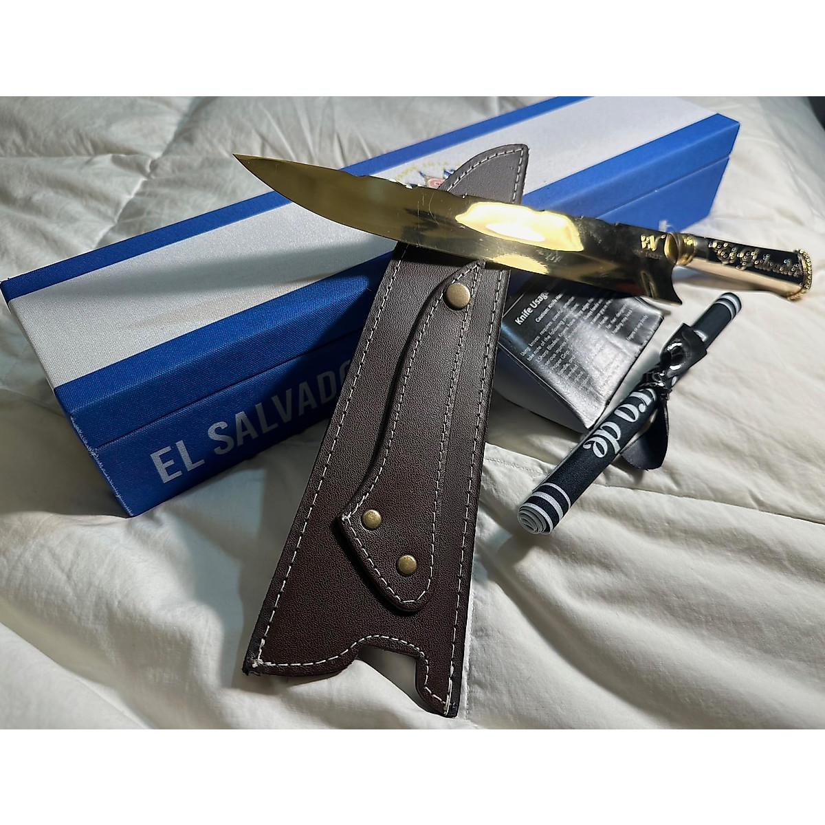 Golden Knife - El Salvador Style Knife - Made in Brazil