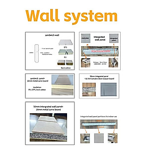Container House Prefab Tiny House for Living Mini Modular Homes Foldable Container House Mobile Home Expandable Guest Homes Metal House Outdoor Shed 20ft 30ft 40ft