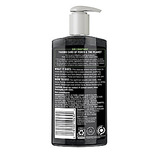 Bioré Deep Pore Charcoal Face Wash, Facial Cleanser for Dirt and Makeup Removal From Oily Skin, 6.77 Ounce