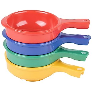G.E.T. HSB-112-MIX Soup Bowl with Handle, 12 Ounce, Assorted (Set of 12)