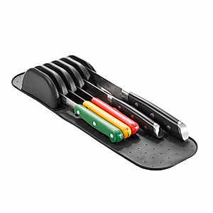 madesmart Classic Small Knife Mat, Carbon