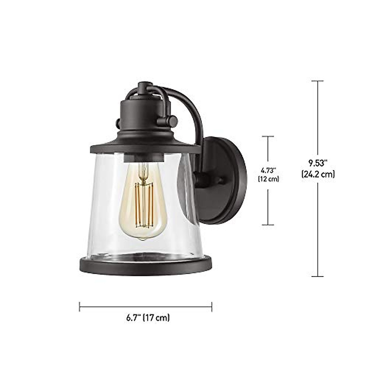 Globe Electric 44465 Charlie, Black