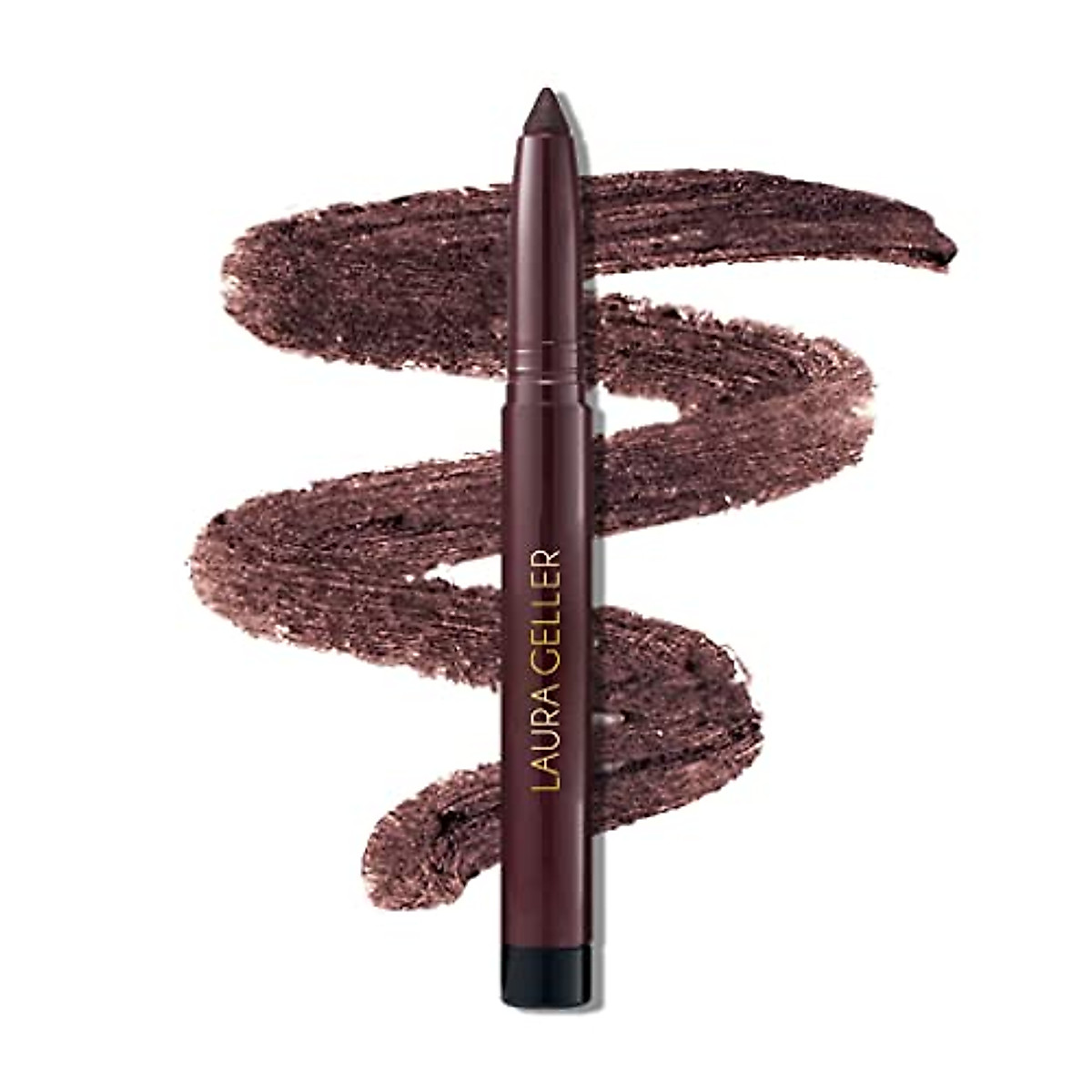 LAURA GELLER NEW YORK Kajal Longwear Kohl Eyeliner Pencil with Caffeine, Smooth & Blendable Makeup, Smoky Amethyst Kohl