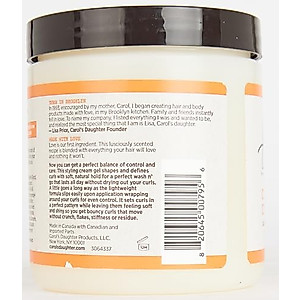 Carol’s Daughter Coco Creme Curl Shaping Cream Gel, with Coconut Oil, Coconut Milk, Silicone Free, Paraben Free Hair Gel for Curly Hair , Mineral Oil Free, for Very Dry Hair, 16 Oz