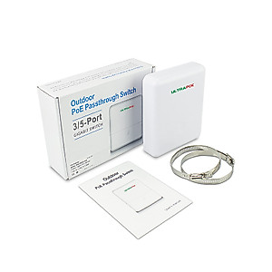 UltraPoe 4 Port Outdoor Gigabit POE++ Extender, up to 100m/330ft Ethernet Over Copper Wire, IEEE 802.3af/at Compliant, Plug and Play