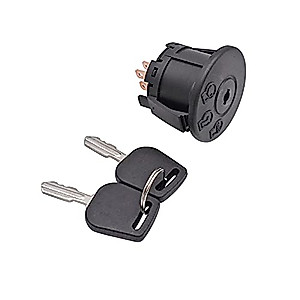 Lawn Tractor Ignition Switch with Key 5 Terminals 725-04659 925-04659 GY00191 Compatible with MTD John Deere Ariens Craftsman