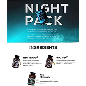 ONNIT Total Human Day and Night Vitamin Packs for Men and Women, 30-Day Supply - Adult Multivitamin