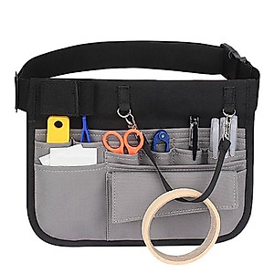 Nurse Fanny Pack for Medicine Supplies Nurse Fanny Pack Large Capacity Multiple Slots Waterproof 600D Oxford Cloth Waist Bag for Medicine Supplies
