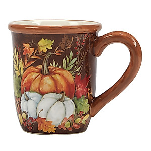 Certified International Harvest Blessings 16 oz. Mug, Set of 4, Multicolor