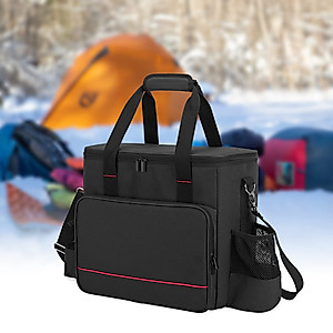 samdew Portable Heater Carry Bag Compatible with Mr. Heater MH9BX, Buddy Propane Heater Carrying Case with Pockets and Handles, Black, Bag Only