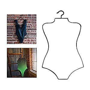 Kids Wire Body Shape Swimsuit Display Hanger, Boys Girls Dress Holder, Beachwear Rack, Bathing Suit Hanger for Bedroom Closet Dress Bikini Home