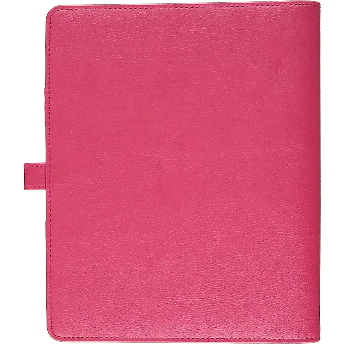 AT-A-GLANCE Faux Leather Undated Starter Set, 7-Ring, 5-1/2" x 8-1/2", Desk Size, Fashion, Raspberry (DR1118-040-27)