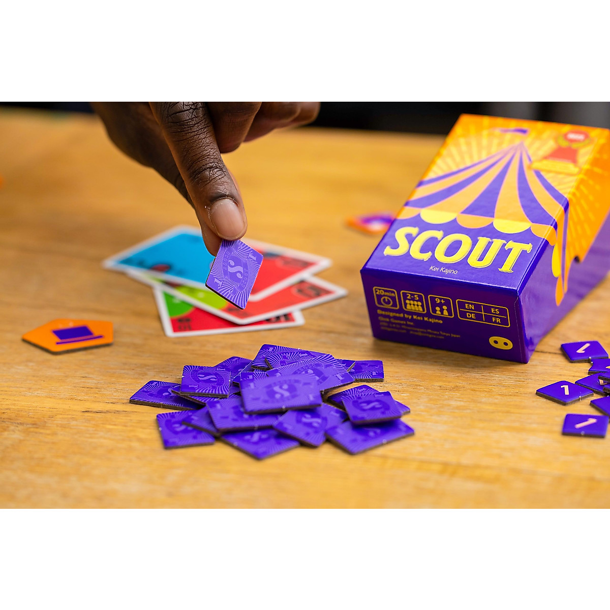 Oink Games Scout - Easy-to-Learn Japanese Strategy Card Game | Game of The Year Nominee | Great for Secret Santa & Stocking Stuffers | Ages 9+