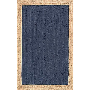 nuLOOM Eleonora Casual Jute Area Rug, 2' x 3', Blue