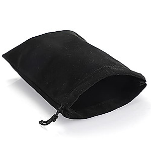 Velvet Bags with Drawstrings, Black 5x7 Jewelry Pouches Velvet Gift Bags for Jewelry, Gift, Wedding Favors, Candy Bags, Party Favors (30pcs)