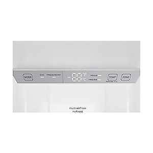 SHARP SJB1255GS Refrigerator with Bottom-Freezer, Counter-Depth, 24 Inch, 11.5 Cubic Foot, Stainless Steel