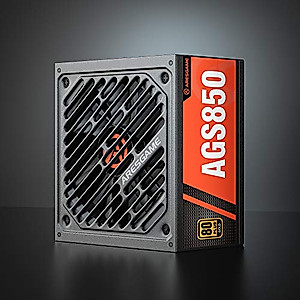 ARESGAME 850W Power Supply Semi Modular 80+ Gold PSU (AGS850)