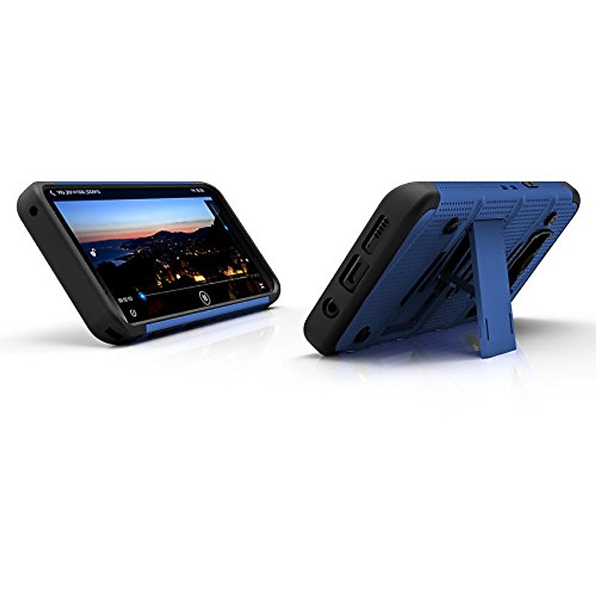 Samsung Galaxy S8 Plus Case, Zizo [Bolt Series] w/ [Galaxy S8 Plus Screen Protector] Kickstand [12 ft. Military Grade Drop Tested] Holster Clip - S8+