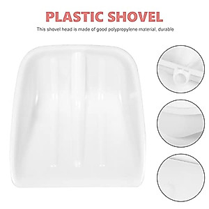 LIOOBO Ice Remover Tool Plastic Shovel Head Replacement Snow Shovel Grain Shovel Poultry Feed Shovel Windshield Shovel