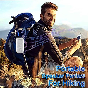 UrbanX Scorpio Series Bluetooth Speaker, IPX6 Waterproof Speakers HD Surround Sound with Punchy Bass, True Wireless Pairing, BT5.3, Portable Speaker for Grand X View 2 - White