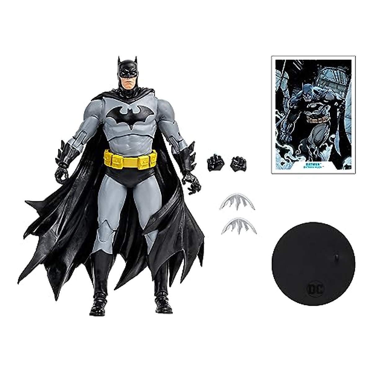 McFarlane Toys - DC Multiverse Batman (Hush) 7in Action Figure (Black & Grey)