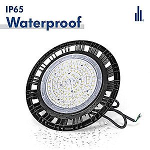 Hyperikon UFO LED High Bay Light 150W (600 Watt Replacement), Shop and Warehouse Area Lighting, DLC, 2 Pack