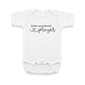 Pineapple Pancake Kids Little Answered Prayer Pregnancy Announcement Infant Bodysuit Grandparent Gift