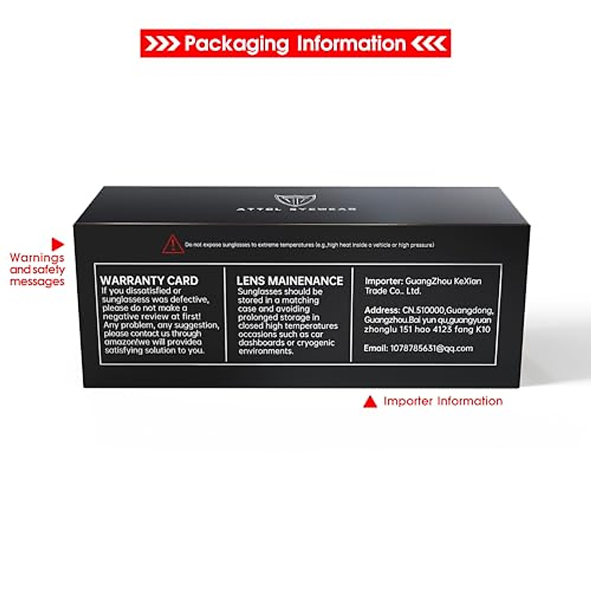 ATTCL Bike Sunglasses, Cycling Polarized Sunglasses for Women and Men, UV Protection Big Frame Red+zebra+black 550