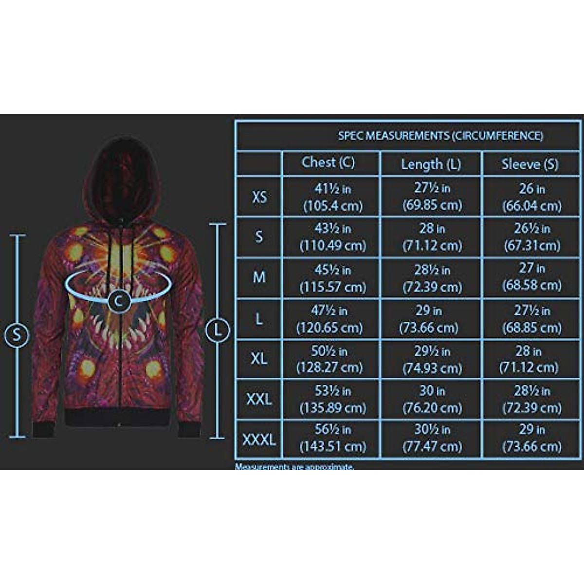 For Fans by Fans Dungeons & Dragons Beholder Hoodie, Large