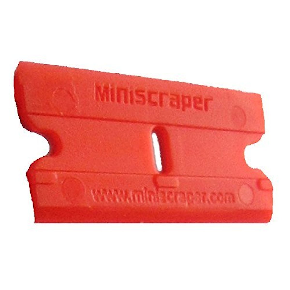 Miniscraper 25 Plastic Razor Scraper Blades Double Edge Safe Scrape for removing Labels Decals Stickers on glass and Counter top and more 25 Pack