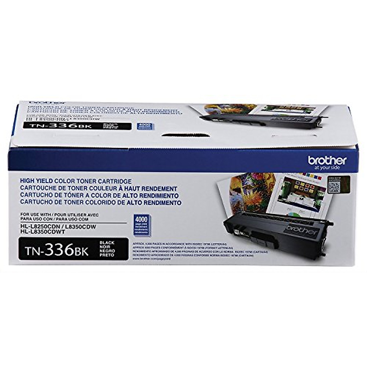 Brother TN336 High Yield Toner Set BCYM HL-L8250CDN HL-L8350CDW HL-L8350CDWT MFC-L8600CDW MFC-L8850CDW + DeluxeDeals MicroFiber LCD Screen Cleaning Cloth