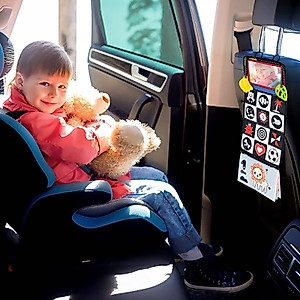 Coolplay Baby Mirror Toys with Soft Cloth Book Infant Toys High Contrast Book Newborn Babies Gifts Baby Book