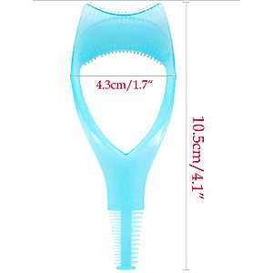 yueton 2pcs 3 in 1 Makeup Eyelash Tool Upper Lower Lash Mascara Applicator Guide Eyelash Comb Cosmetic Tool