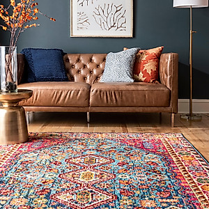 nuLOOM Erline Colorful Bohemian Runner Rug, 2' 6" x 6', Multi