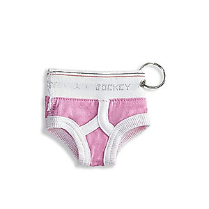 Jockey Women's Accessories Mini Brief Key Chain, Light Pink, all