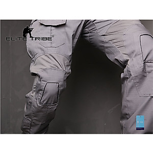 Airsoft Military BDU Tactical Suit Combat Gen3 Uniform Shirt Pants Wolf Gray (XL)