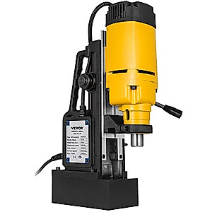 Mophorn 1200W Magnetic Drill Press with 9/10 Inch (23mm) Boring Diameter Magnetic Drill Press Machine 2920 Lbs Magnetic Force Magnetic Drilling System 500RPM Portable Electric Magnetic Drill Press