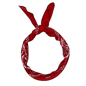 Arctic Fish Red Bandanas Face Mask For Men Women 8 Pack Cotton Multi-function Face Hair Headband (18PCS)