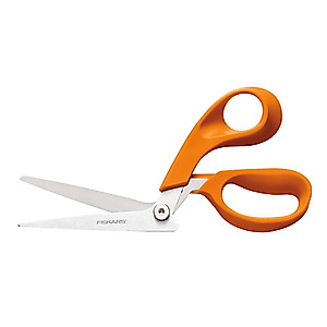 Fiskars 199500-1001RazorEdge Fabric Shears/Seam Ripper for Tabletop Cutting , 8 Inch , Orange