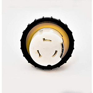 APEXSPORTS RV Generator Marine Power Electrical Adapter, Camper Plug Adapter, Heavy Duty 30A Generator Adapter L5-30P Male to 50A SS2-50R Female Connector with Locking Ring