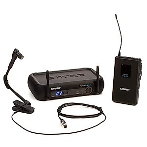 Shure PGXD14/BETA98H-X8 Digital Instrument Wireless System with BETA98H/C Clip-on Microphone, Black