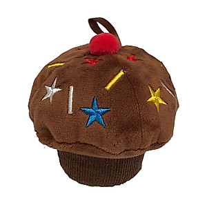 Baby Paper Baby Toys Chocolate Cupcake Toy | Sensory Toys for Baby Girl & Baby Boy | Toddler Toys Promote Sensory Play | Stuffed Toys Safe for Kids & Infants | Washable, Portable, & Lovable