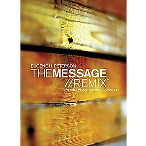 The Message//REMIX (Softcover, Wood): The Bible in Contemporary Language